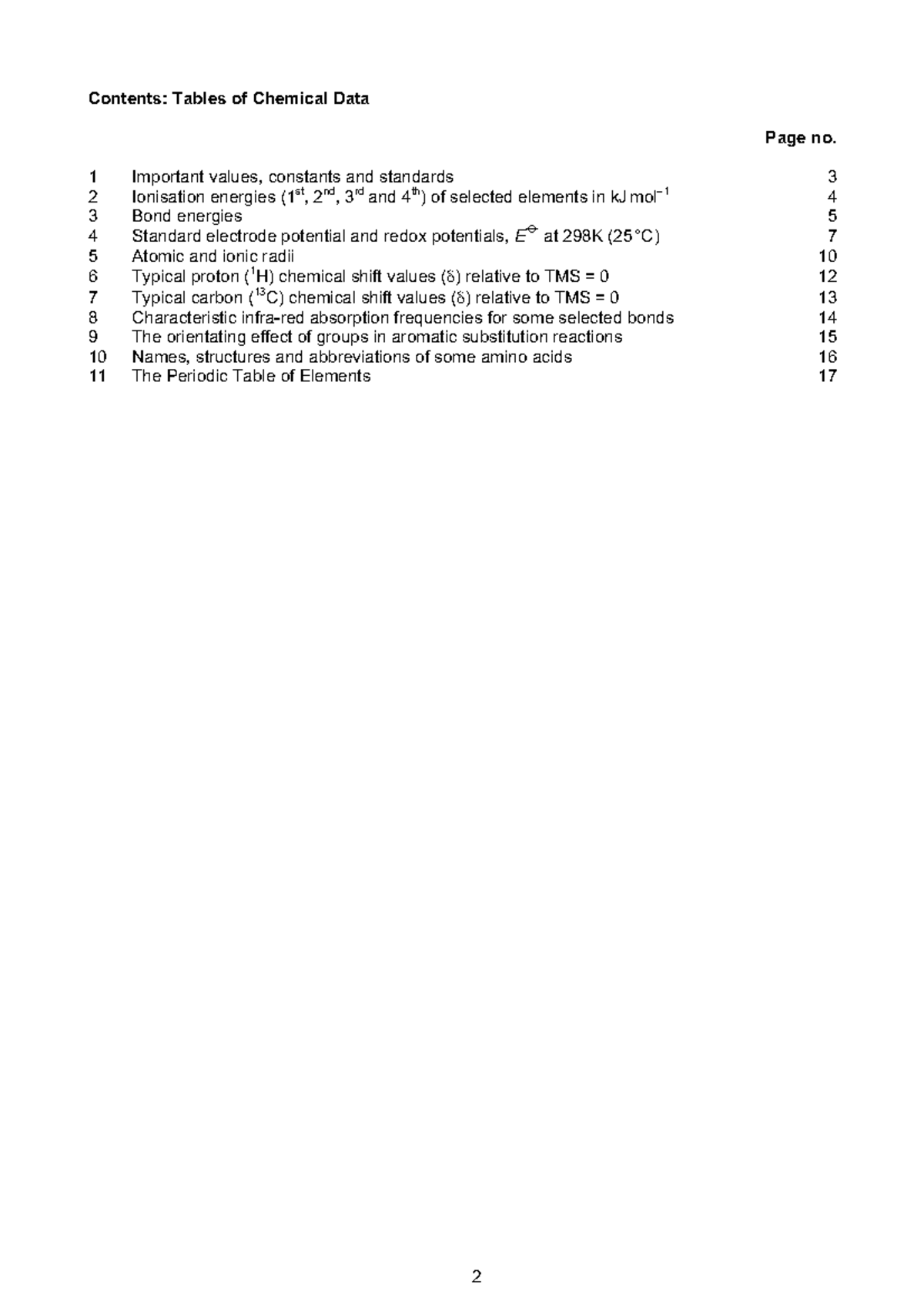 Data booklet-pages-deleted - Contents: Tables of Chemical Data 1 ...