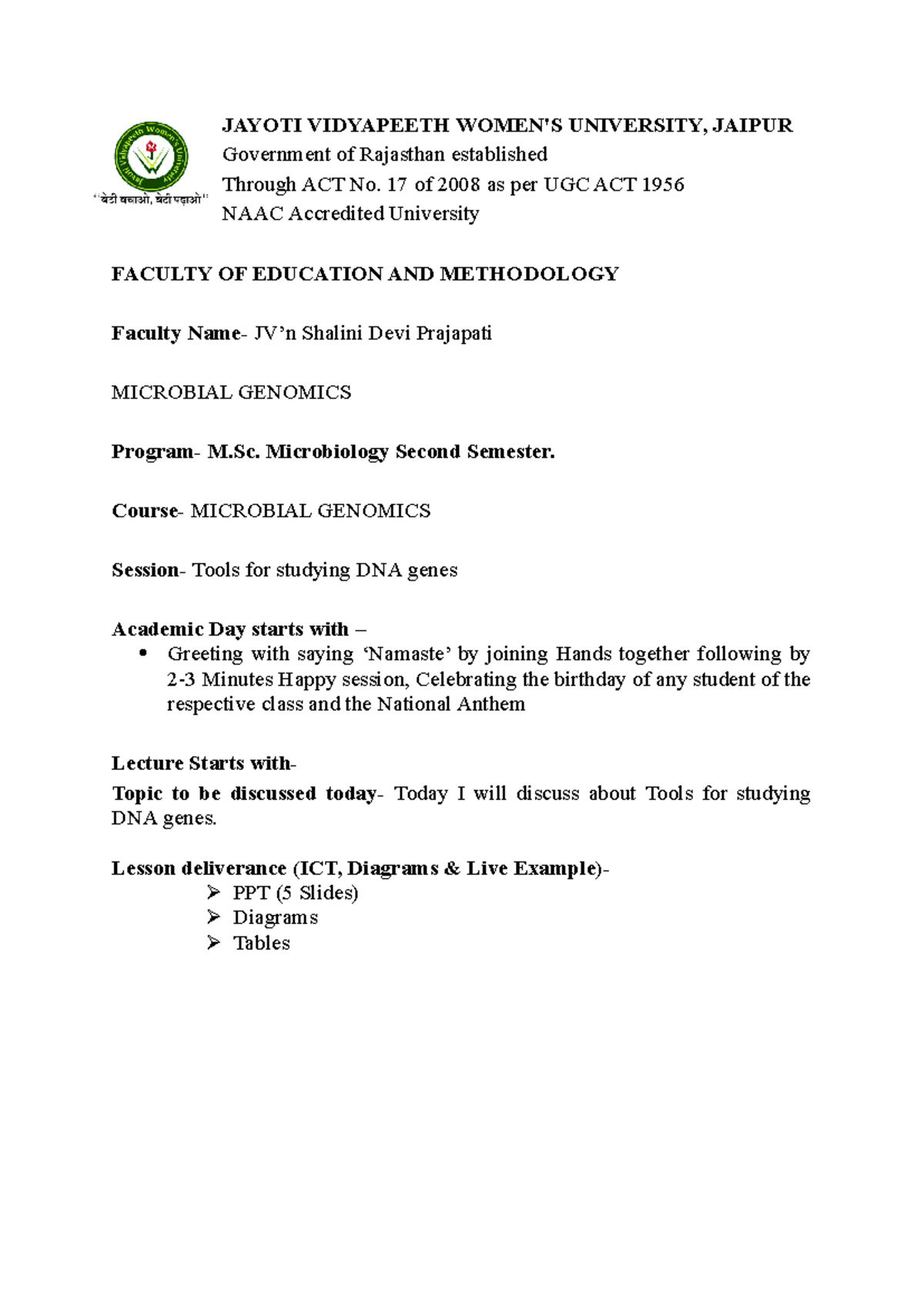 2. Modified starch - JAYOTI VIDYAPEETH WOMEN'S UNIVERSITY, JAIPUR ...