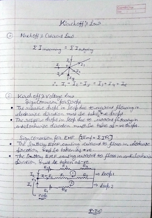 BEE - Module 3 - Op-Amp watermark - Basic Electronics Engineering - Studocu