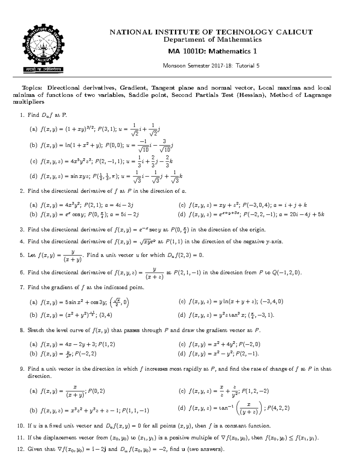 Maths Tutorial 5 - Engineering mathematics is a branch of applied ...