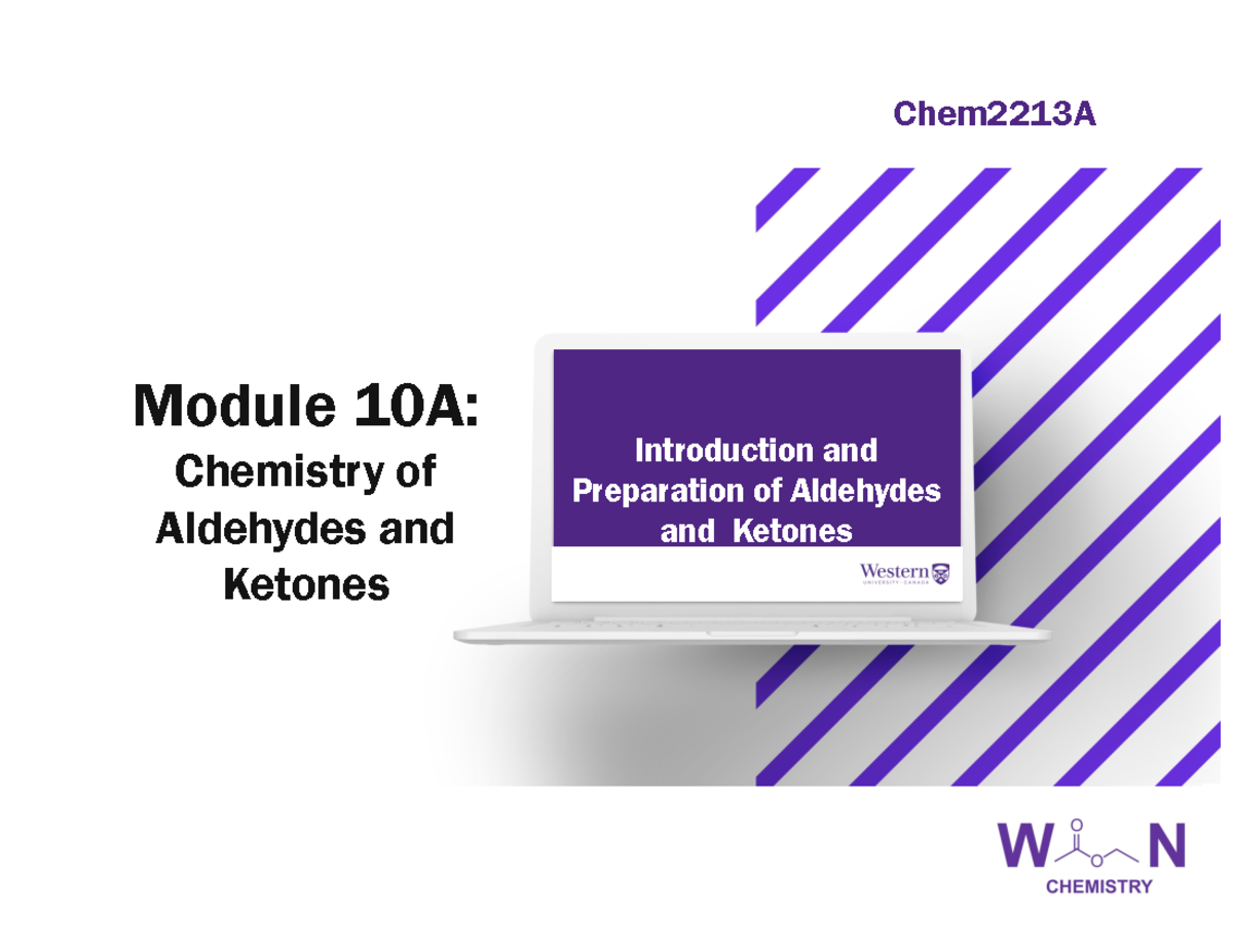 Module 9 Ketones and Aldehydes Notes for Annotating - Module 10A ...