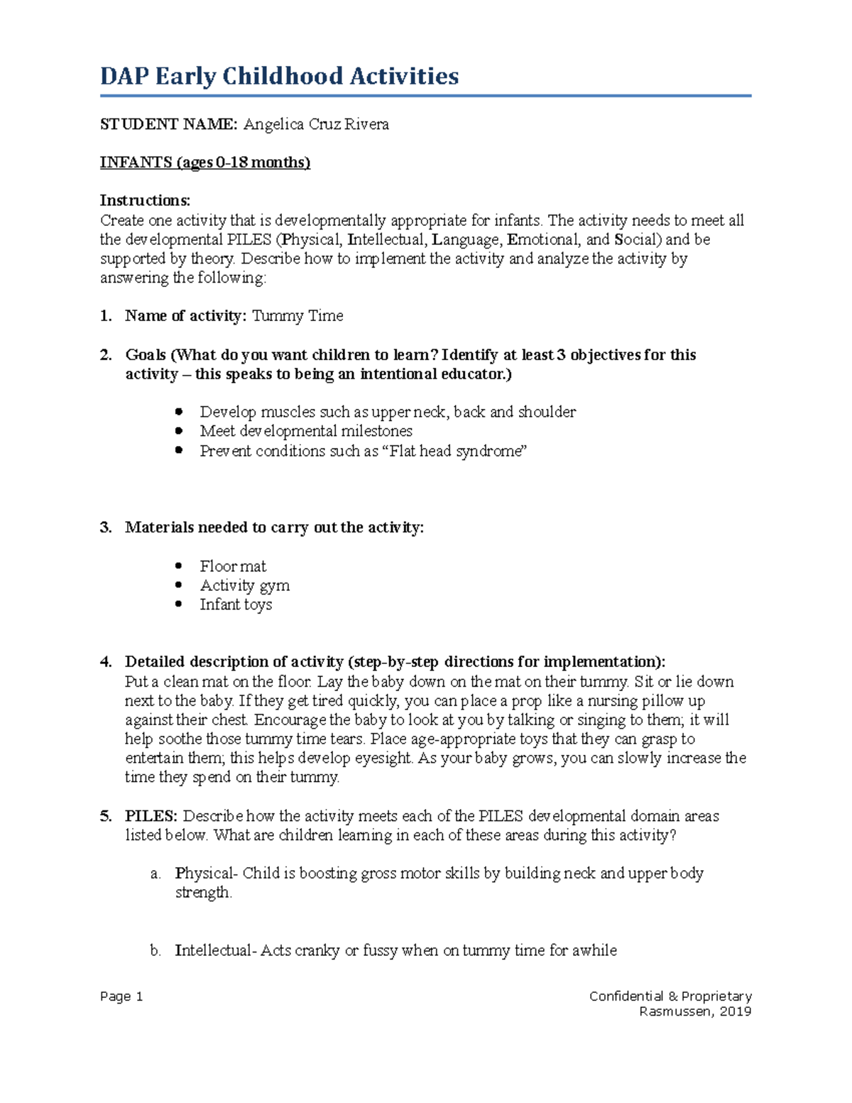 ACruz Rivera DAPActivity 082720 - DAP Early Childhood Activities ...