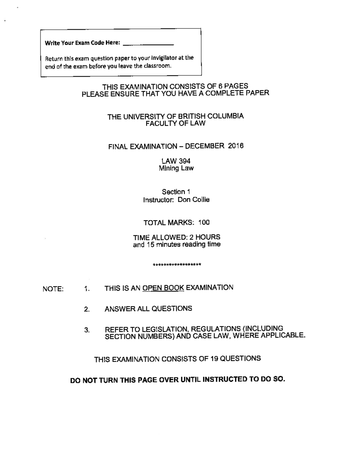 Exam December 2016 Questions Warning Decodescan Unexpected Mcu Data Current Marker Is