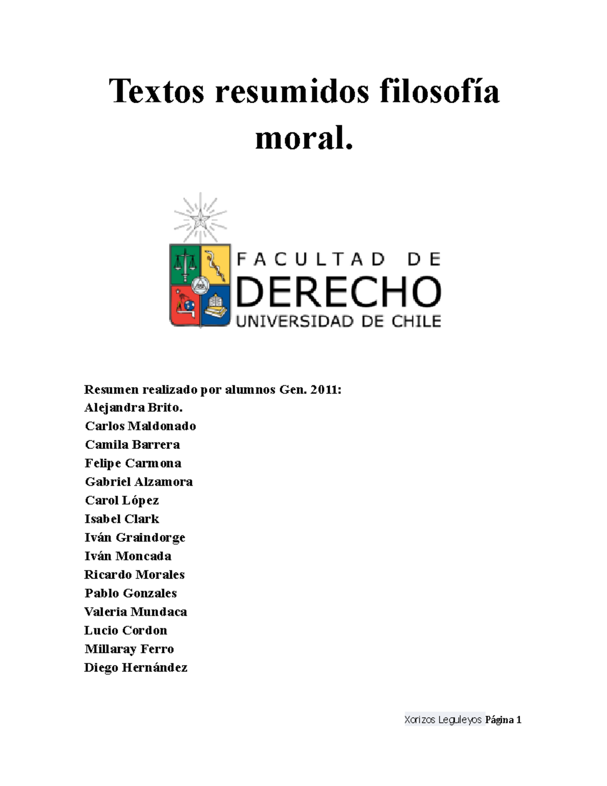 El Xorizo Leguleyo - Textos resumidos filosofía moral. Resumen ...