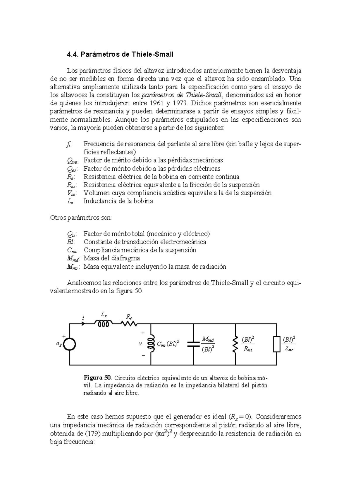 Thiele-small - Parámetros thiele small - Parámetros de Thiele-Small Los ...