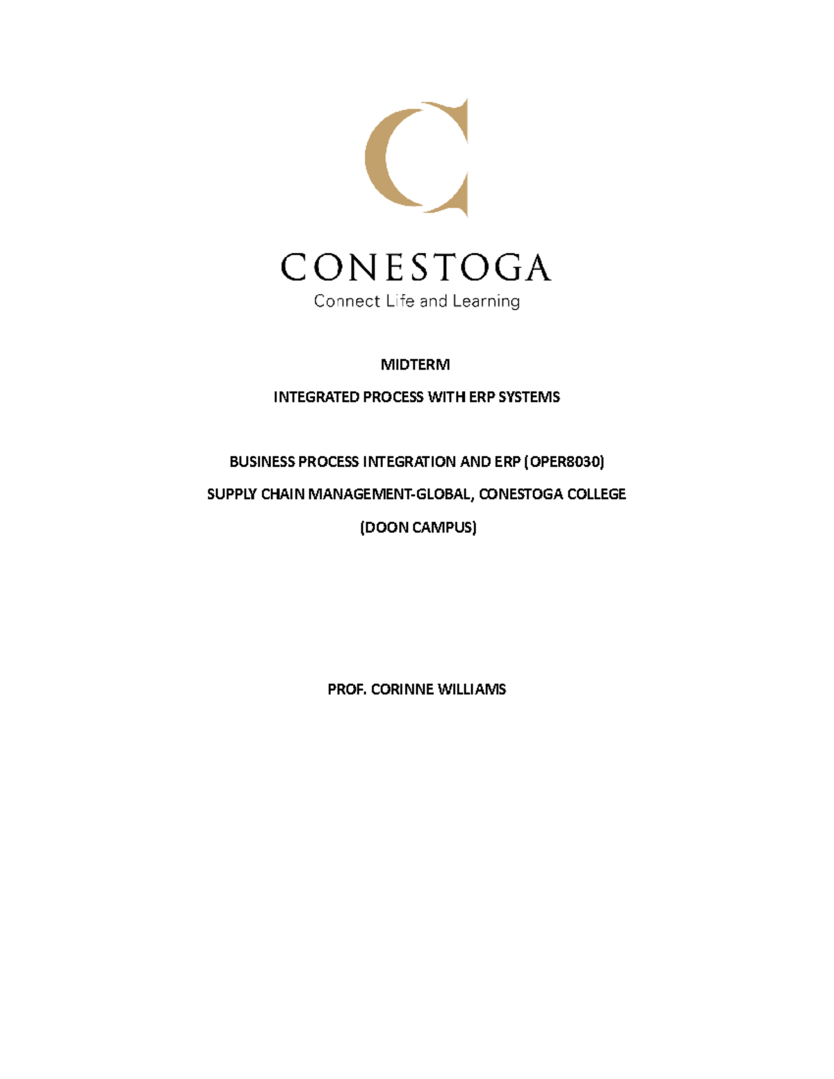 Mid term - Mid Exam - MIDTERM INTEGRATED PROCESS WITH ERP SYSTEMS ...