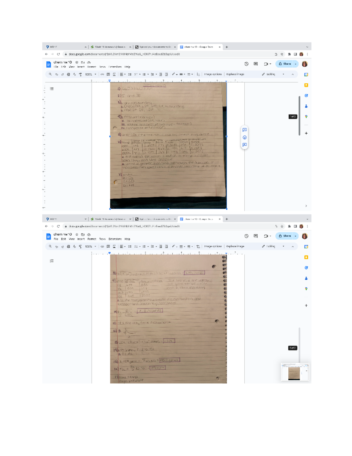 Hw 10 - CHEM 110 - Studocu