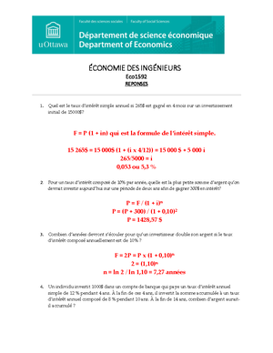 ECO1592 Novembre 2004 Examen Final - 200, rue Wilbrod C. 450, Succ. A ...