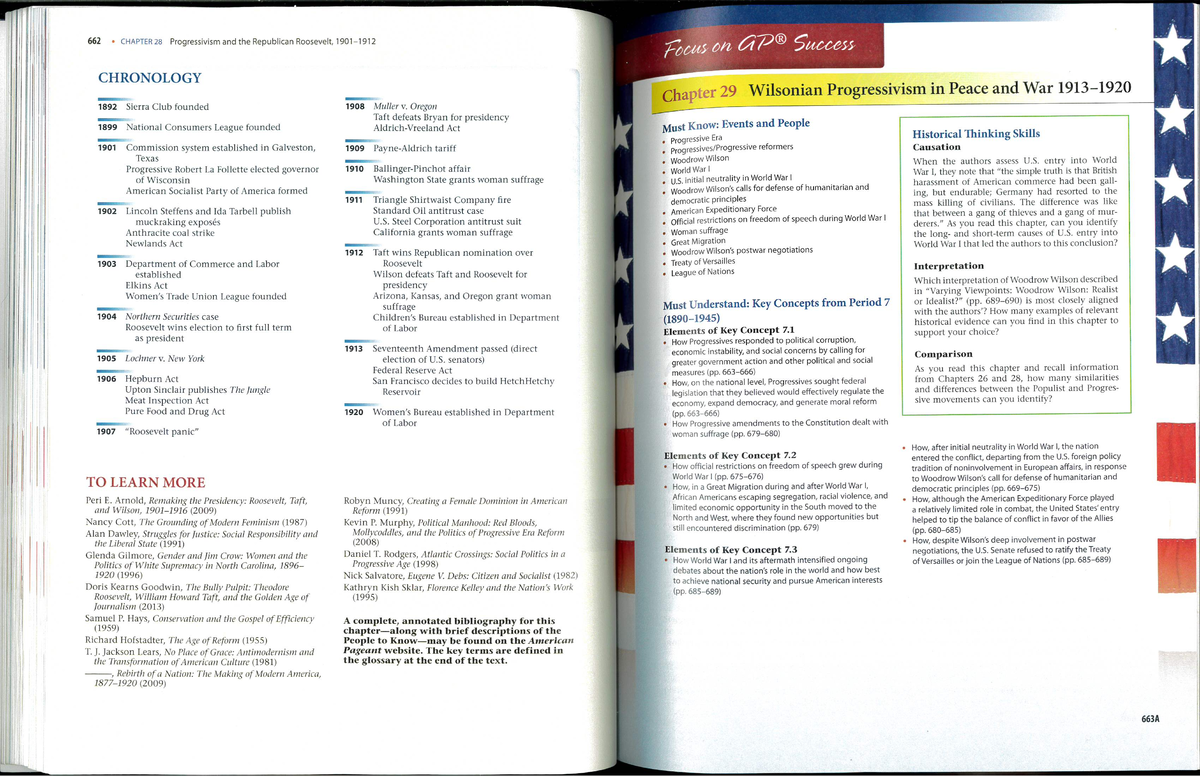 American Pageant - Chapter 29 - 662 CHAPTER 28 Progressivism and the ...