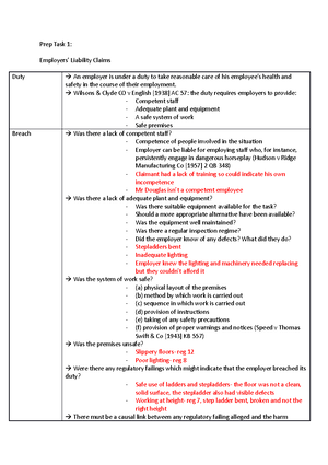 Workshop 4 - Limitation & Pre-Action Considerations - Workshop 4 ...