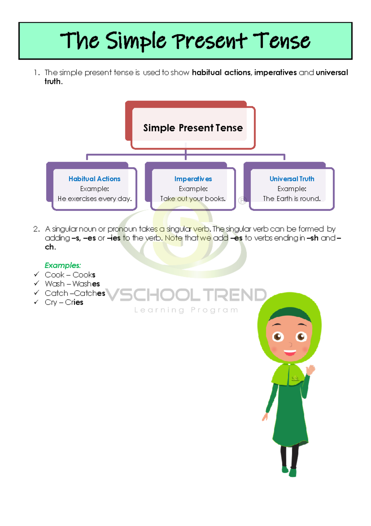 B84c8-5 - aaa - The Simple Present Tense The simple present tense is ...