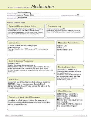 Atorvastatin - ATI template - ACTIVE LEARNING TEMPLATES TherapeuTic ...