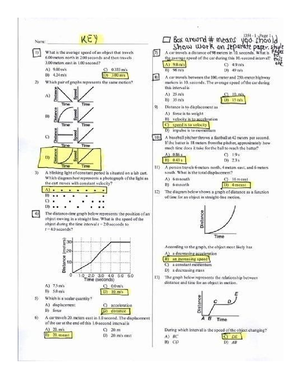 Position Distance Worksheet - PHYS 1070 - Studocu
