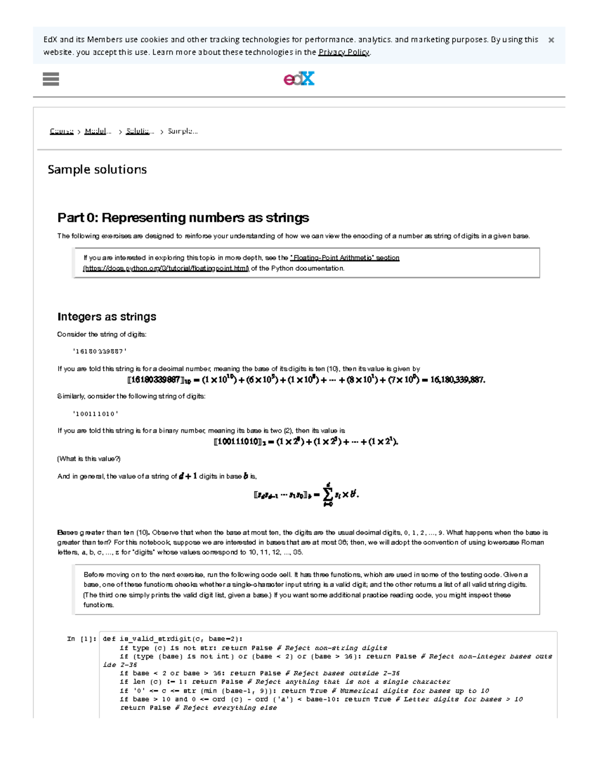 Homework 4 Solution - Warning: TT: invalid function id: 11 EdX and its ...