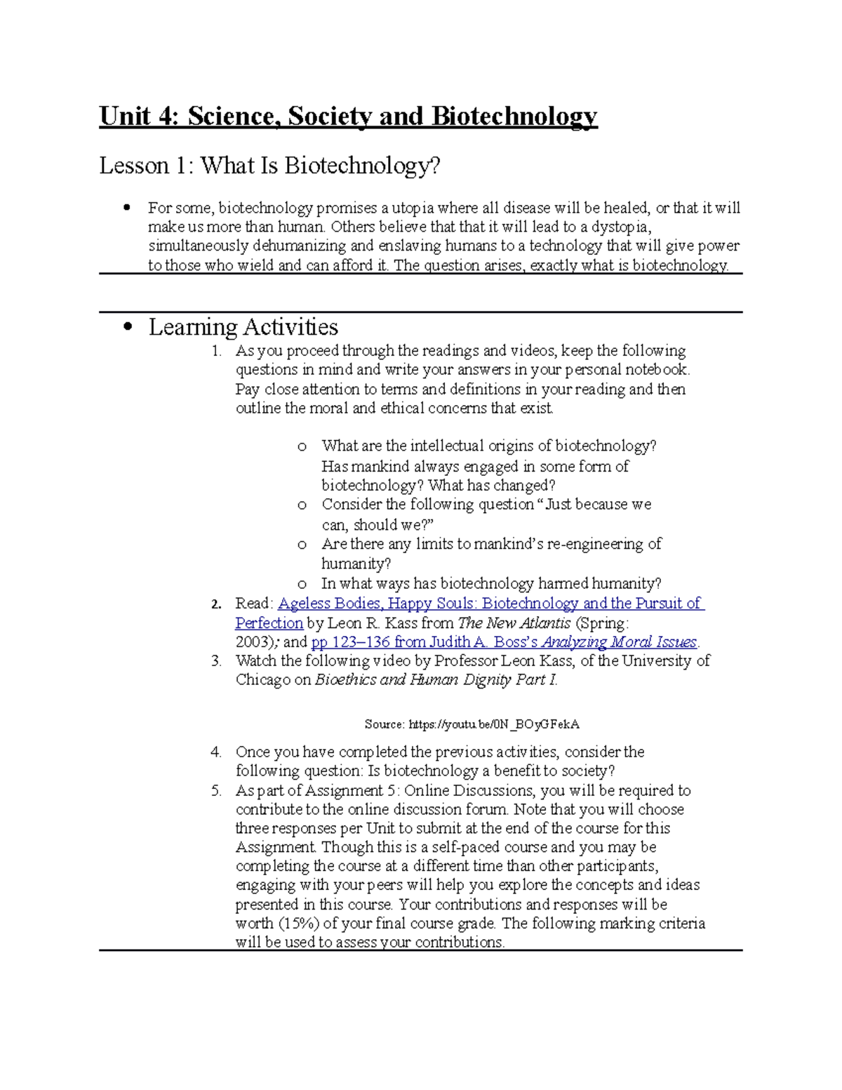 Unit 4 Lesson 1 Science Unit 4 Science Society And Biotechnology unit-4-lesson-1-science-unit-4-science-society-and-biotechnology