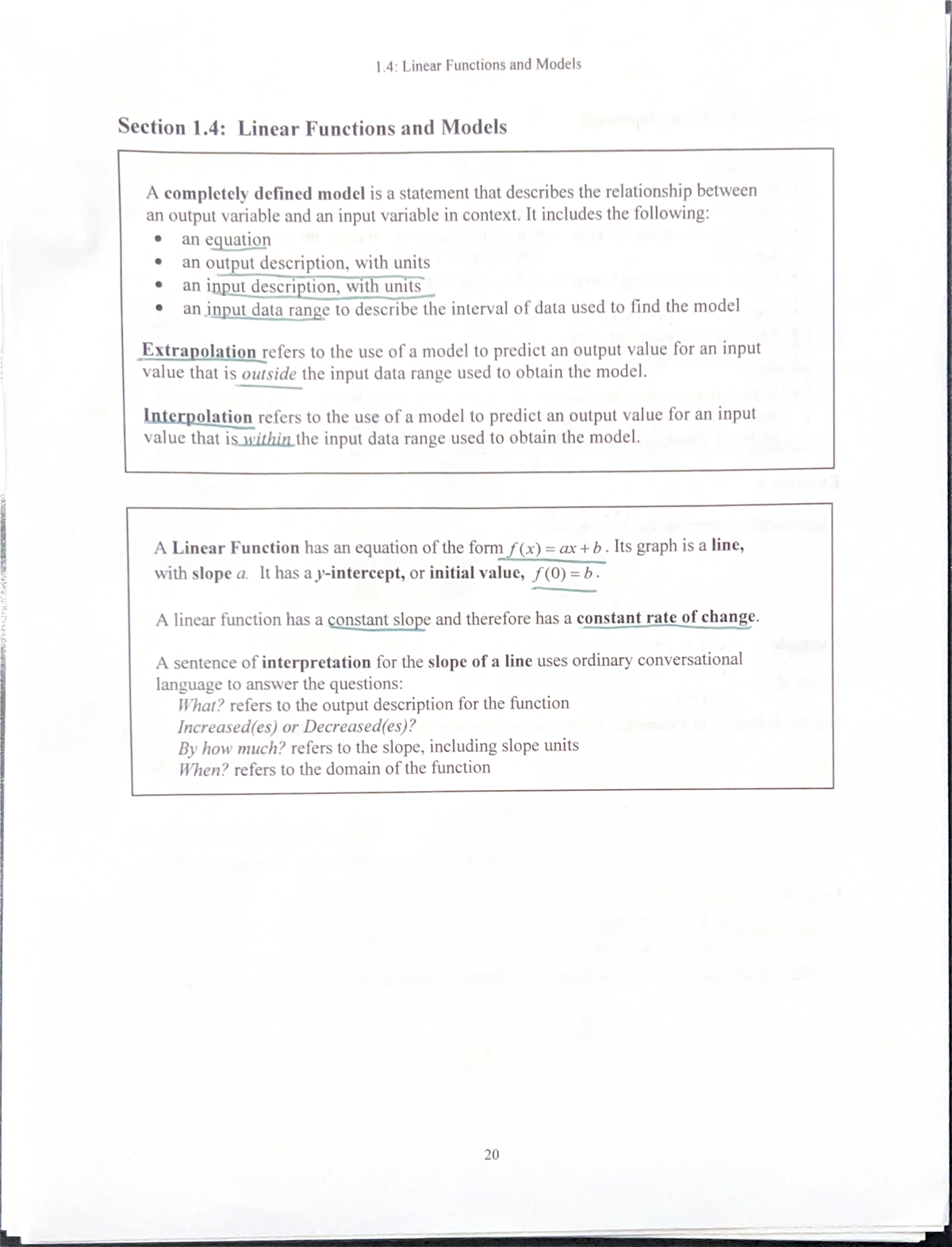 1.4 Lecture Check - MATH1020 - Studocu