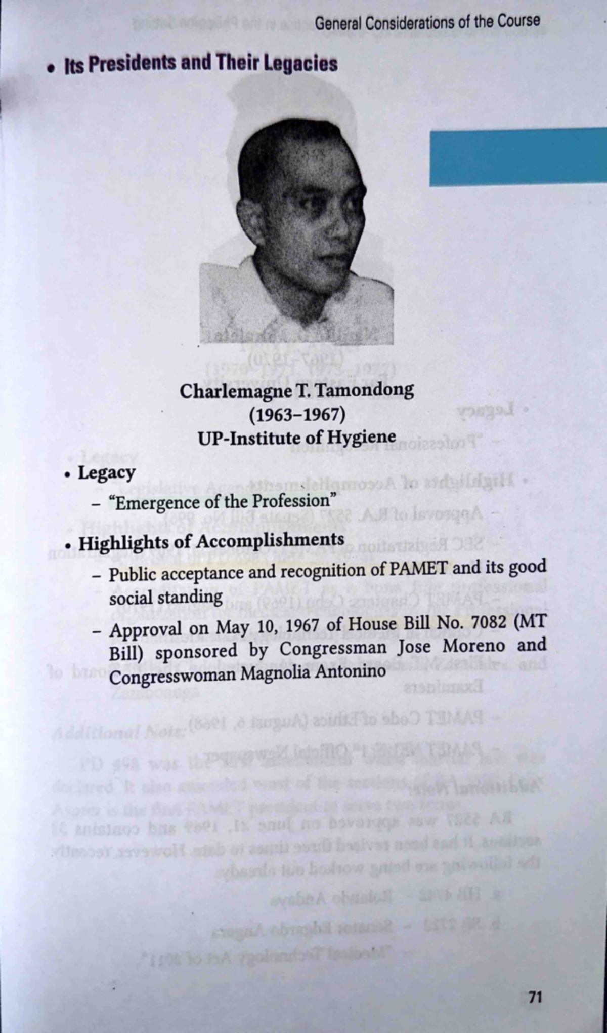 Pamet presidents - General Considerations of the Course Its Presidents ...