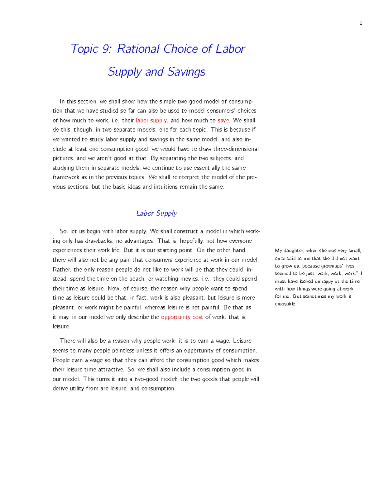 Lecture Notes 9 - materials from ECON 121 at Yale with T. Borgers - ♦♣ ...