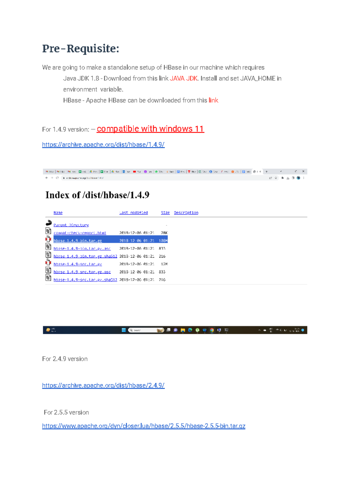 Installation of Hbase - Pre-Requisite: We are going to make a ...