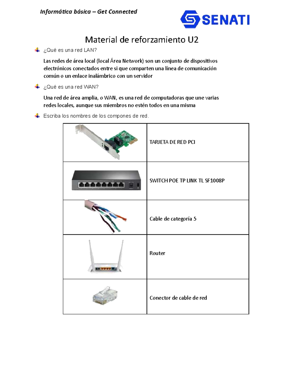 SINU-151 Unidad 02 Material Reforzamiento tarea bb - Informática básica – Get Connected Material ...