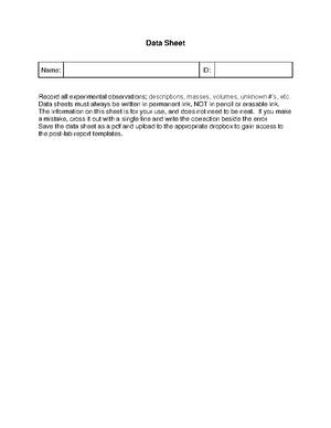 BIOL 130L Enzymes Lab Report - Biol 130 - UWaterloo - Studocu