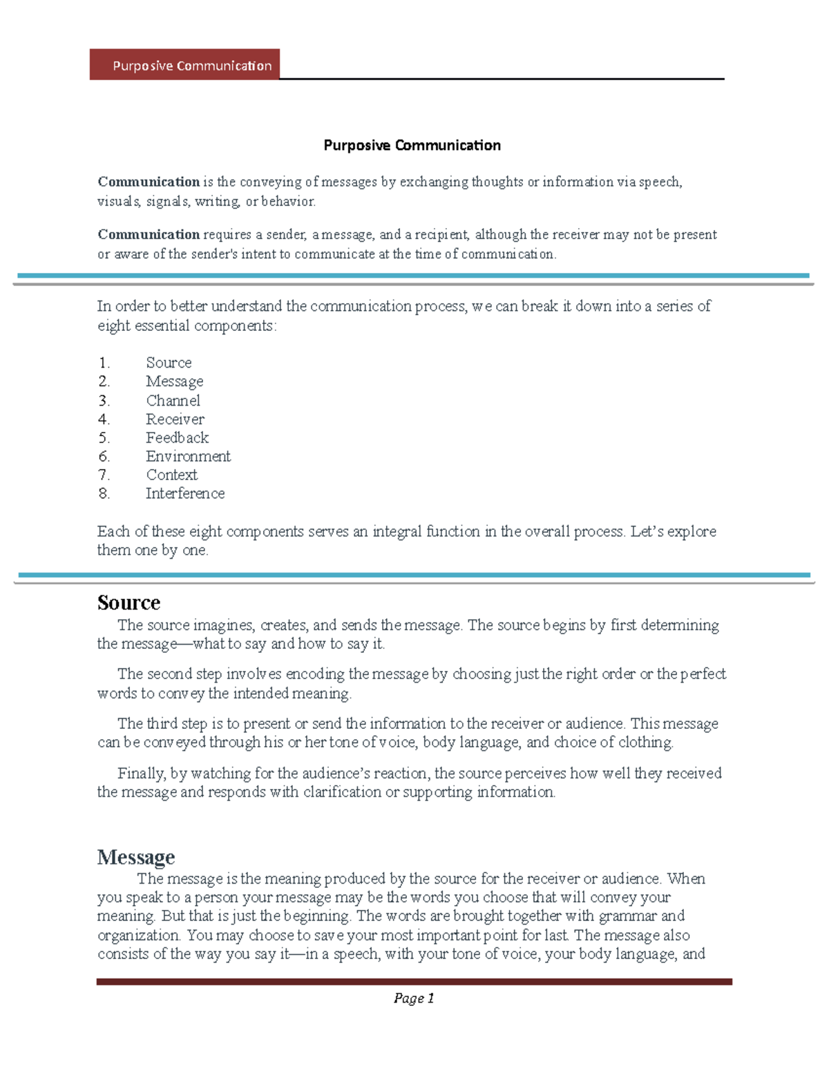 Purposive Communication Activity - Facilitating Learner Centered-Teaching - PangSU - Studocu