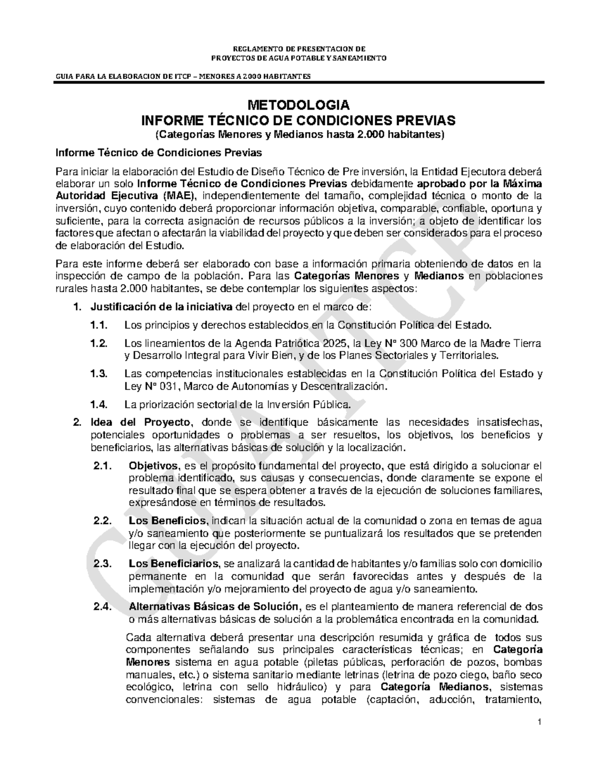GUIA elaboracion ITCP - esta guia servira para la realizacion de ...