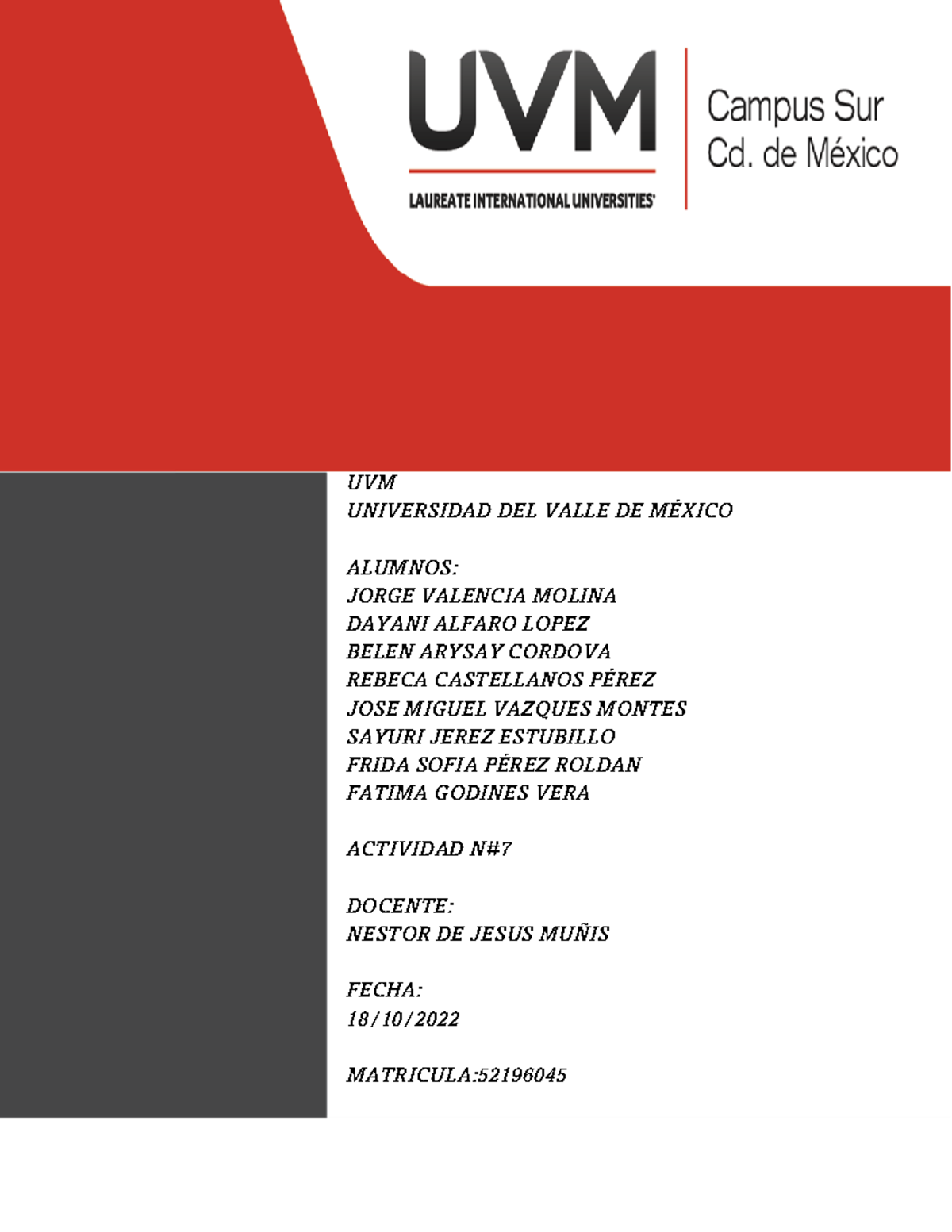 A^N7 Equipo 4 - investigacion - UVM UNIVERSIDAD DEL VALLE DE M ...