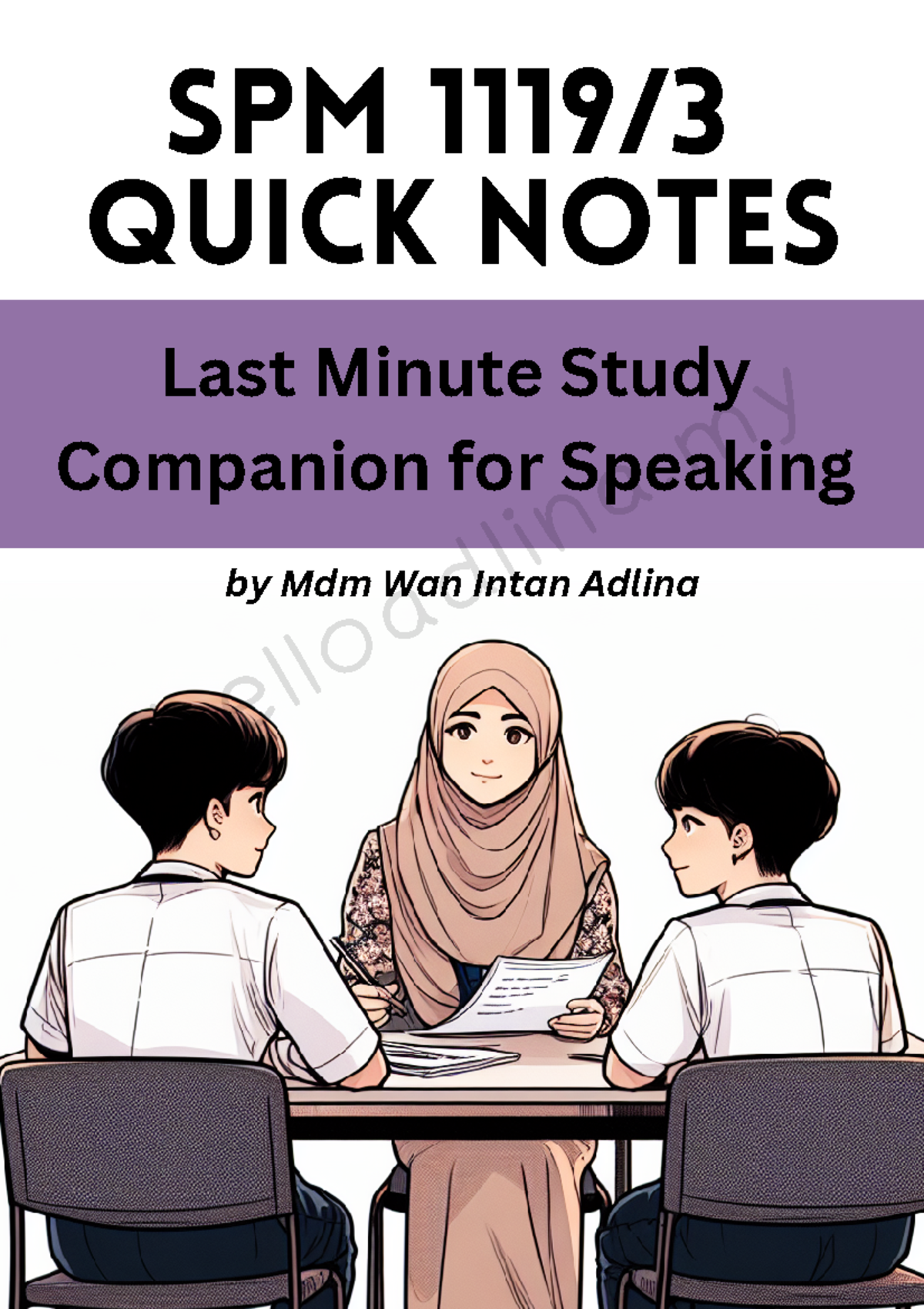 SPM Speaking Last Minute Study Companion Web Quality - SPM 1119/ Quick ...
