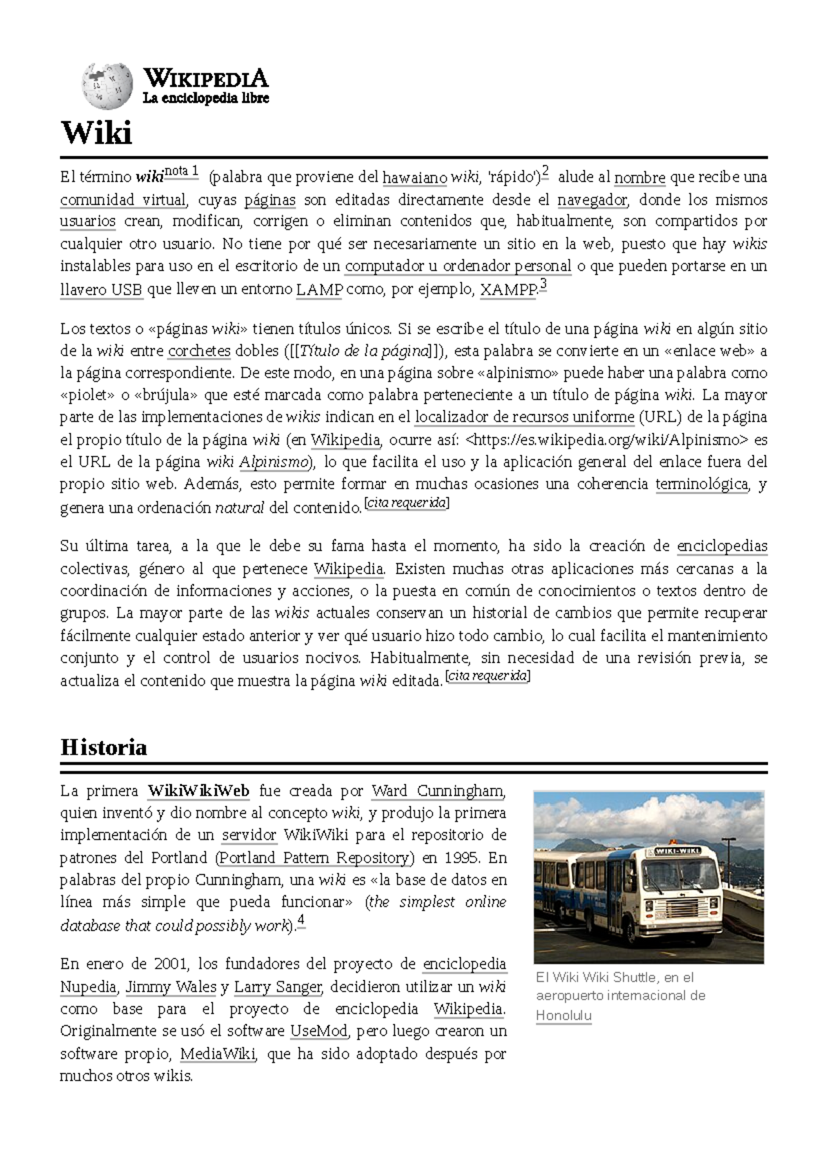 Wiki - apuntes - El Wiki Wiki Shuttle, en el aeropuerto internacional ...