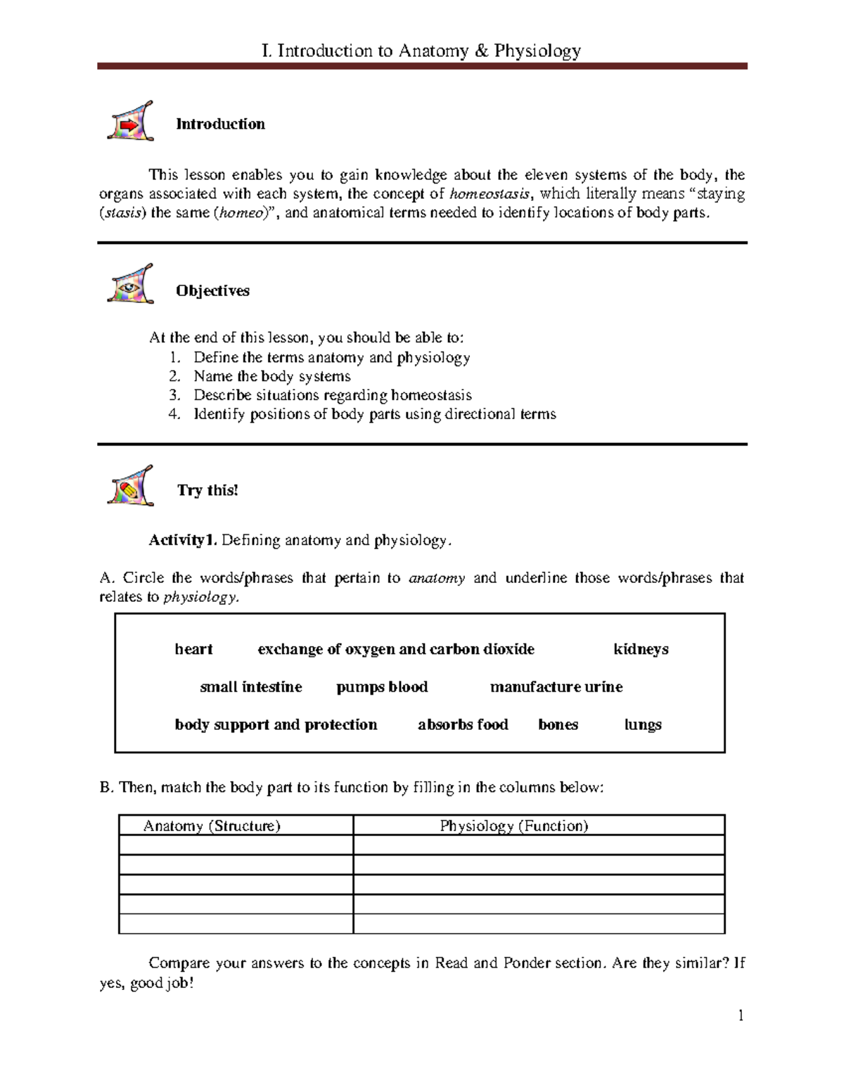 1 - none - This lesson enables you to gain knowledge about the eleven ...