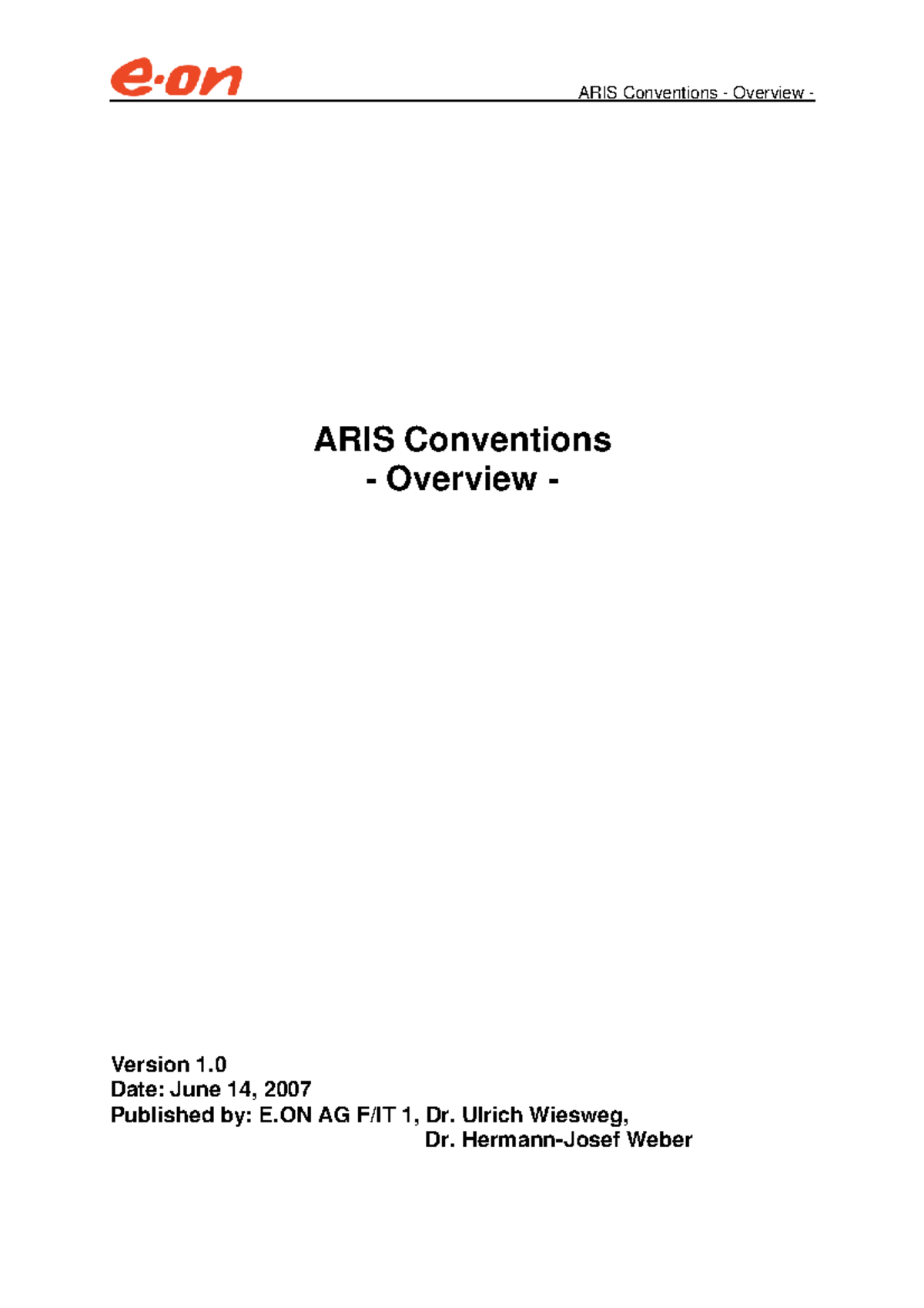 1 ARIS conventions manual EAG 070614 English - ARIS Conventions ...