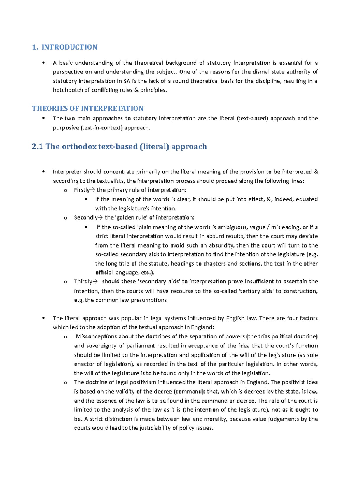Chapter 5 - 1. basic understanding of the theoretical background of ...