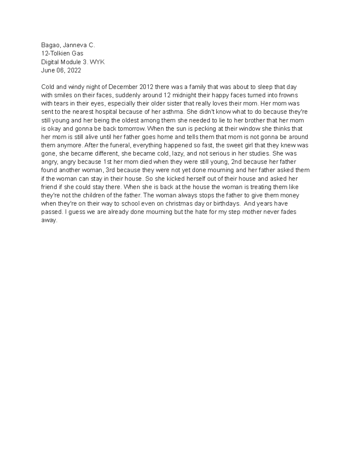 Bagao.12.Tolkien.M03 - Bagao, Janneva C. 12-Tolkien Gas Digital Module ...