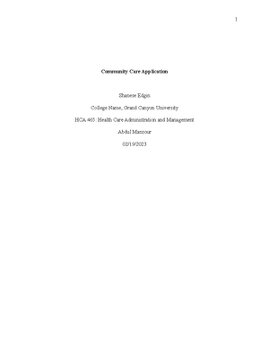 Benchmark – Health Care Research Proposal - Benchmark – Health Care ...