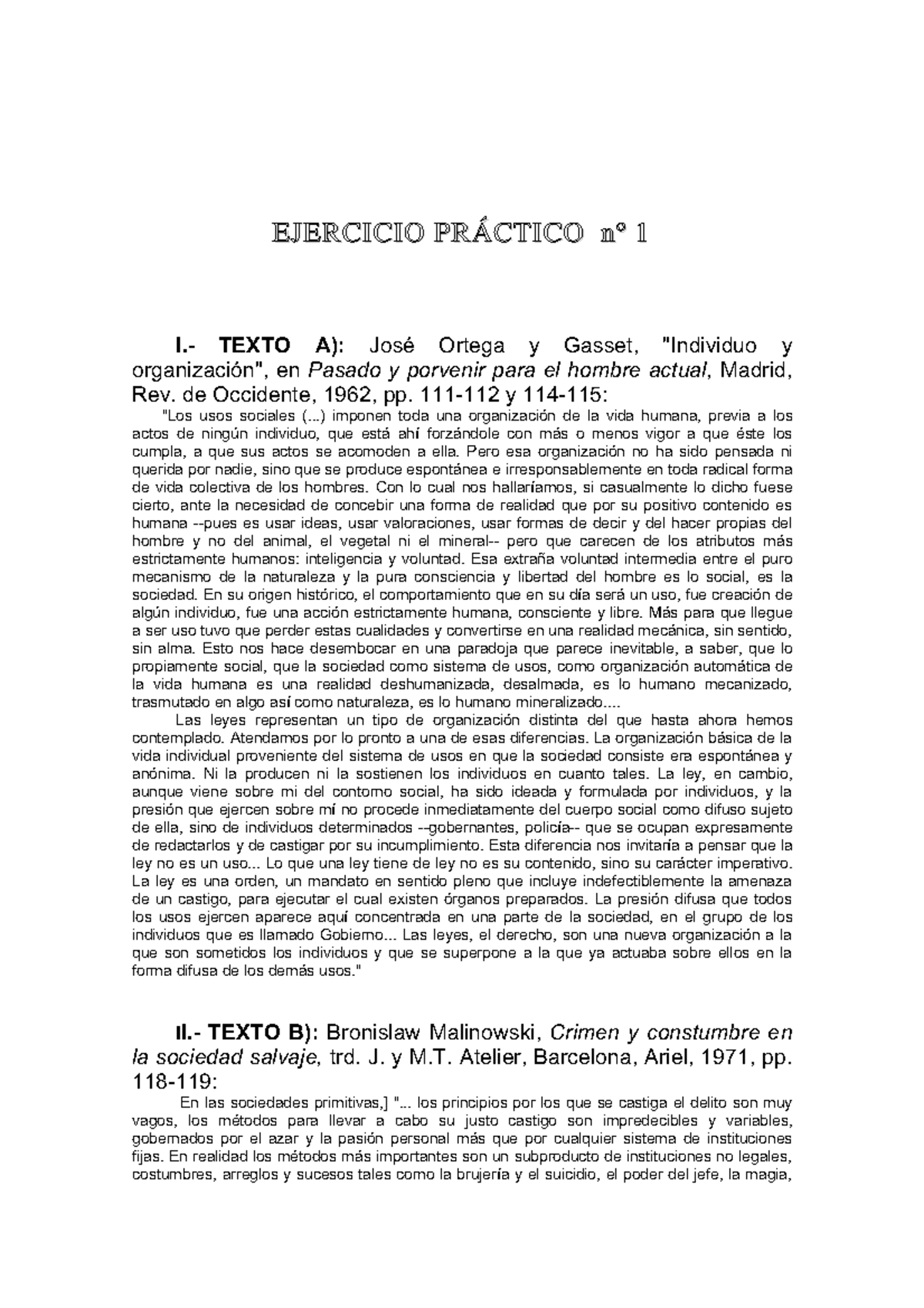 Ejercicio Práctico 1 Sistemas Normativos - EJERCICIO PRÁCTICO nº 1 I ...