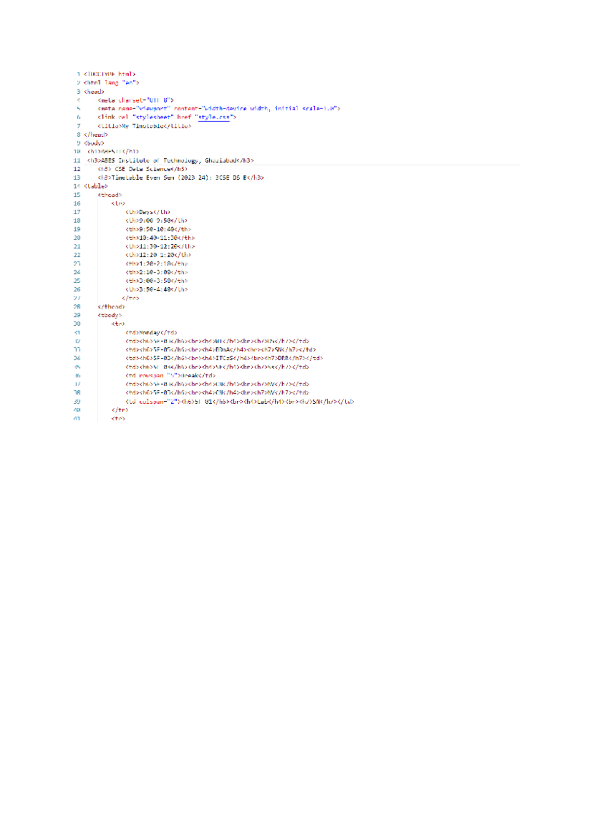 Web technology notes - 1 2 3 4 5 6 7 8 9 10 11 Institute of Technology ...