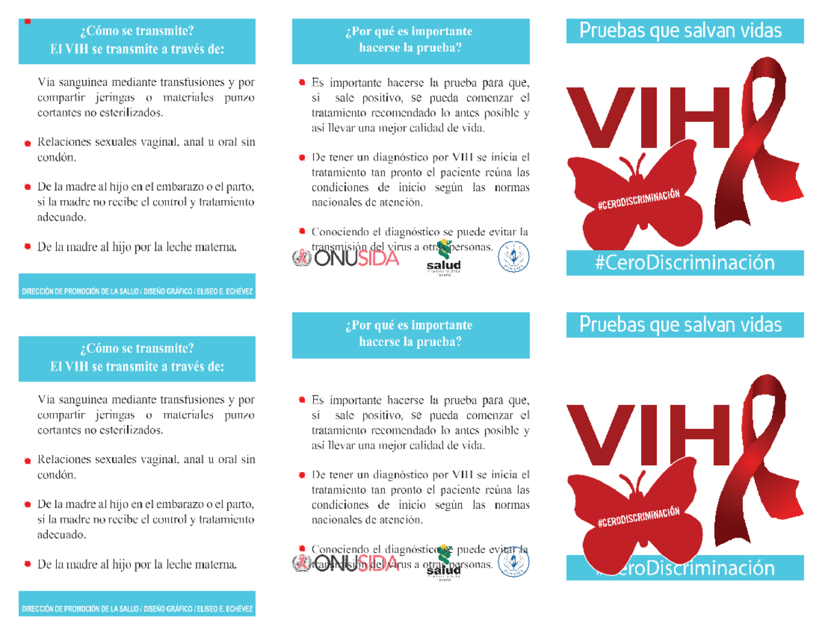 TRSIPTICO VIH SFIA - Anatomía Y Fisiología II - Studocu
