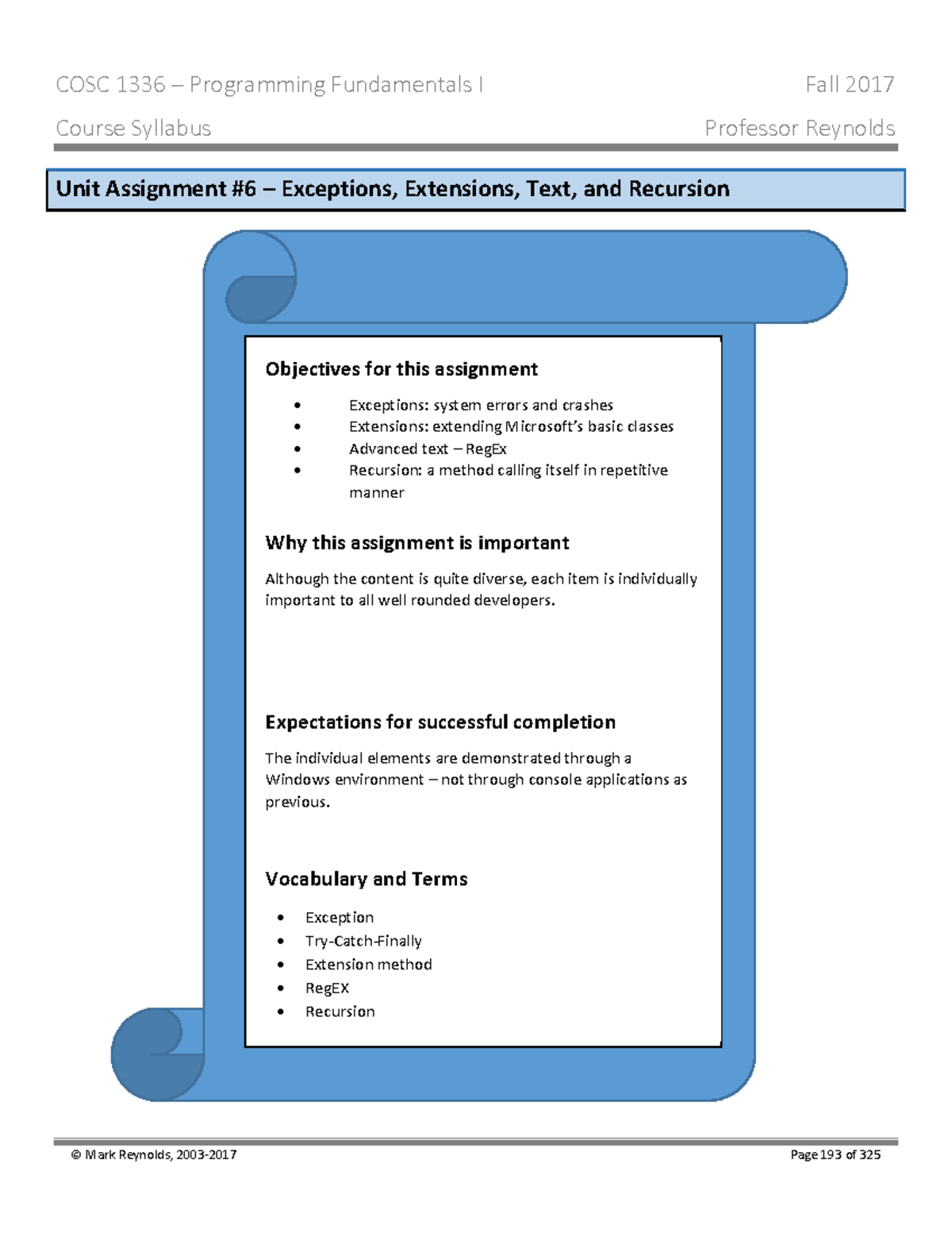 COSC 1336 Assignment 06 - Warning: TT: undefined function: 32 Course ...