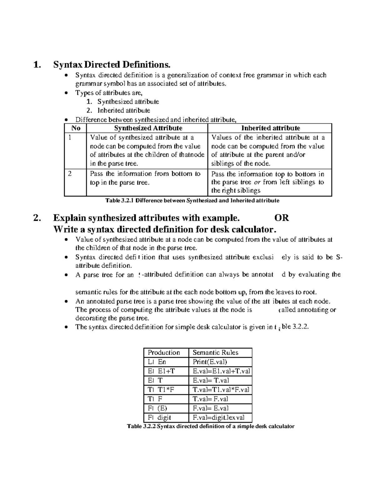 CD UNIT-III - Useful for engineering students - n v r c S e a 1. Syntax ...