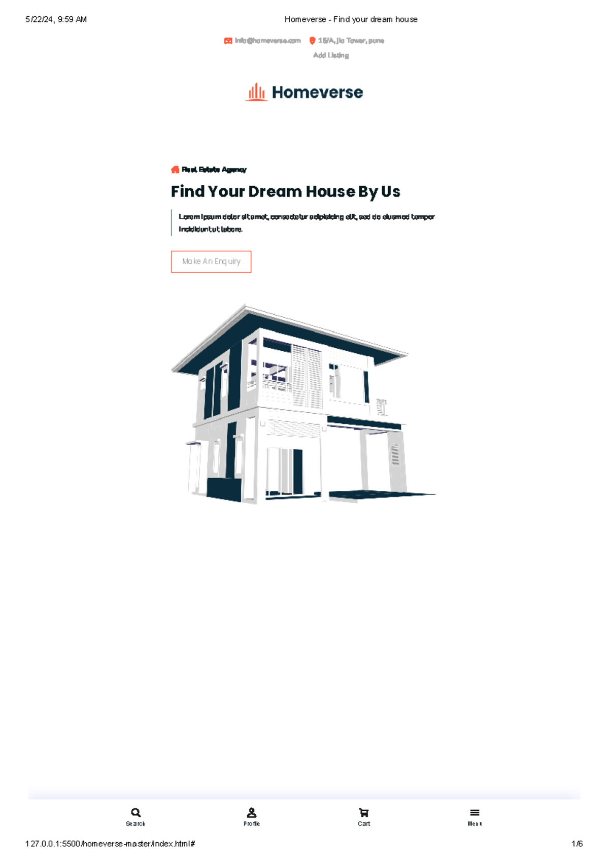 Homeverse - Find your dream house - Real Estate Agency Find Your Dream ...