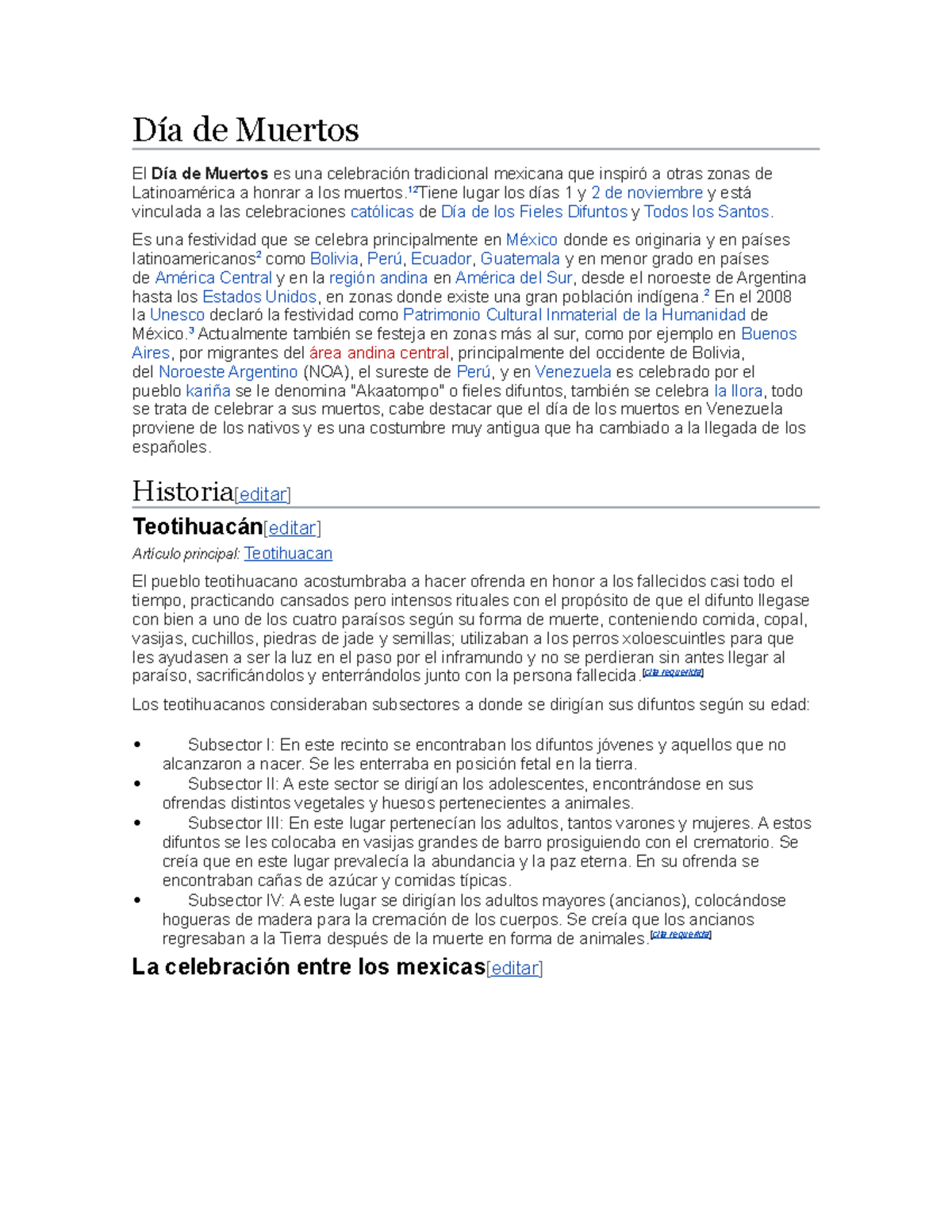 Dia de muertos - Día de Muertos El Día de Muertos es una celebración ...