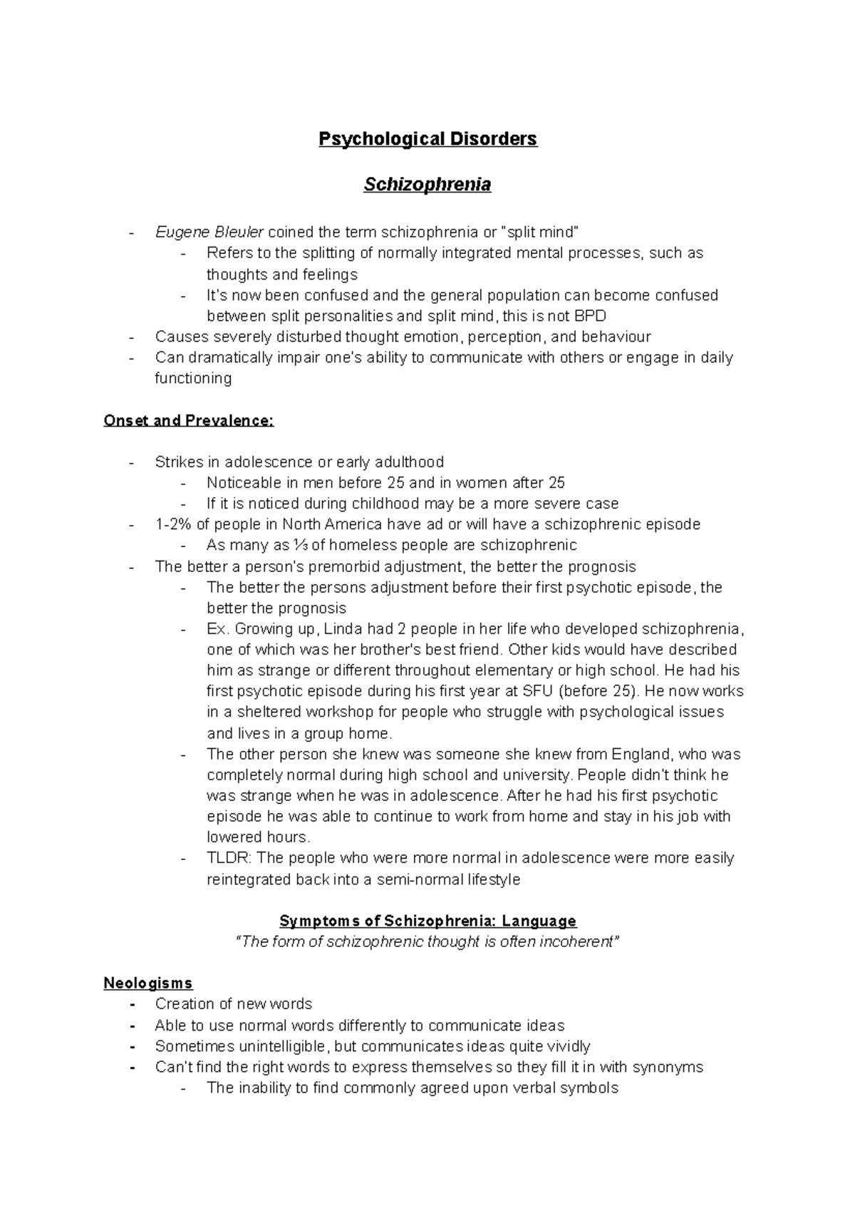 PSYC 03 29 22 - All of these psychology notes were taken by me in my ...