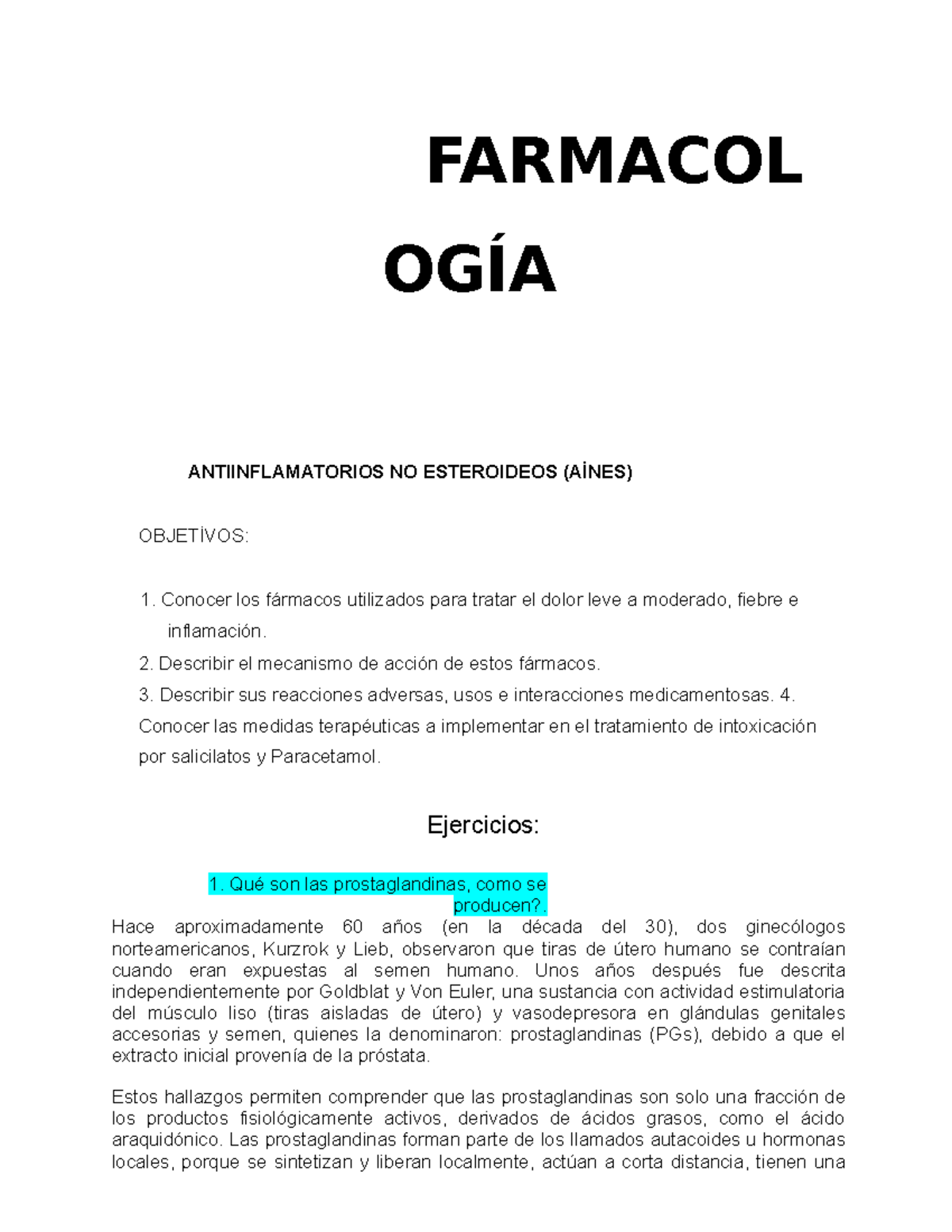 Farmaco Aines - No hay nada que describir - FARMACOL OGÍA ...