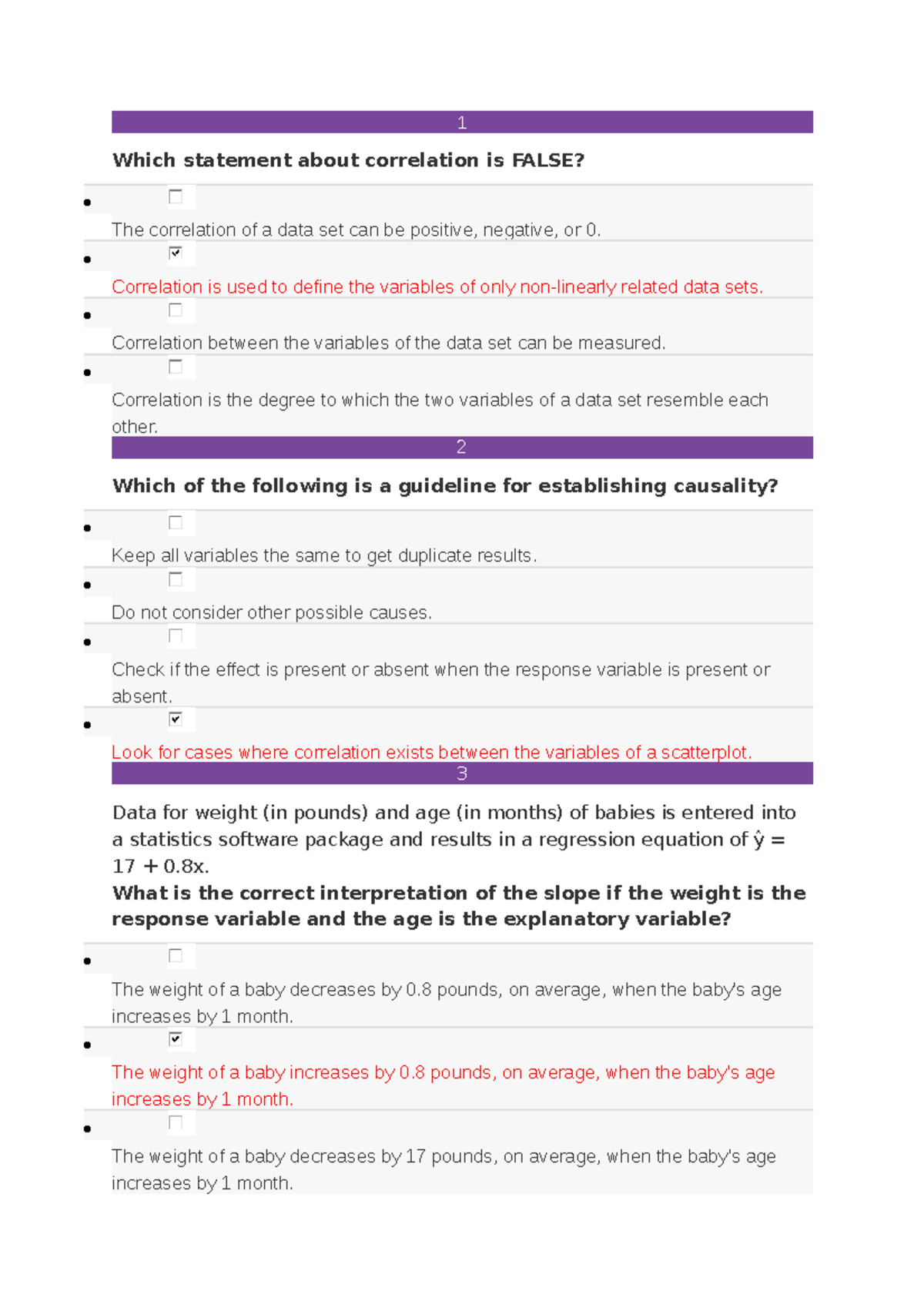 1586634266 MAT 300 Unit 4 Milestone 4 Sophia - 1 Which statement about correlation is FALSE? The ...