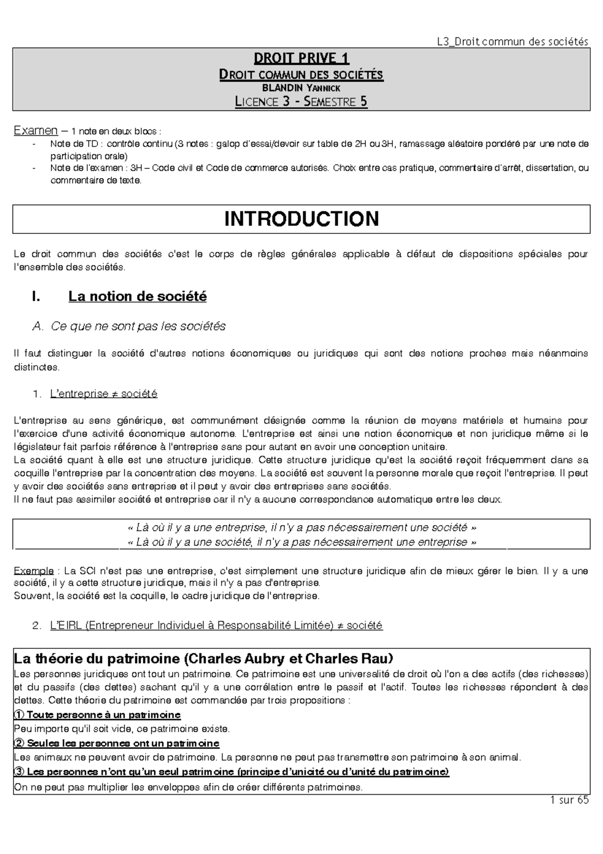 Droit commun des sociétés PDF - Warning: Error during font loading: XMLHttpRequest is not ...