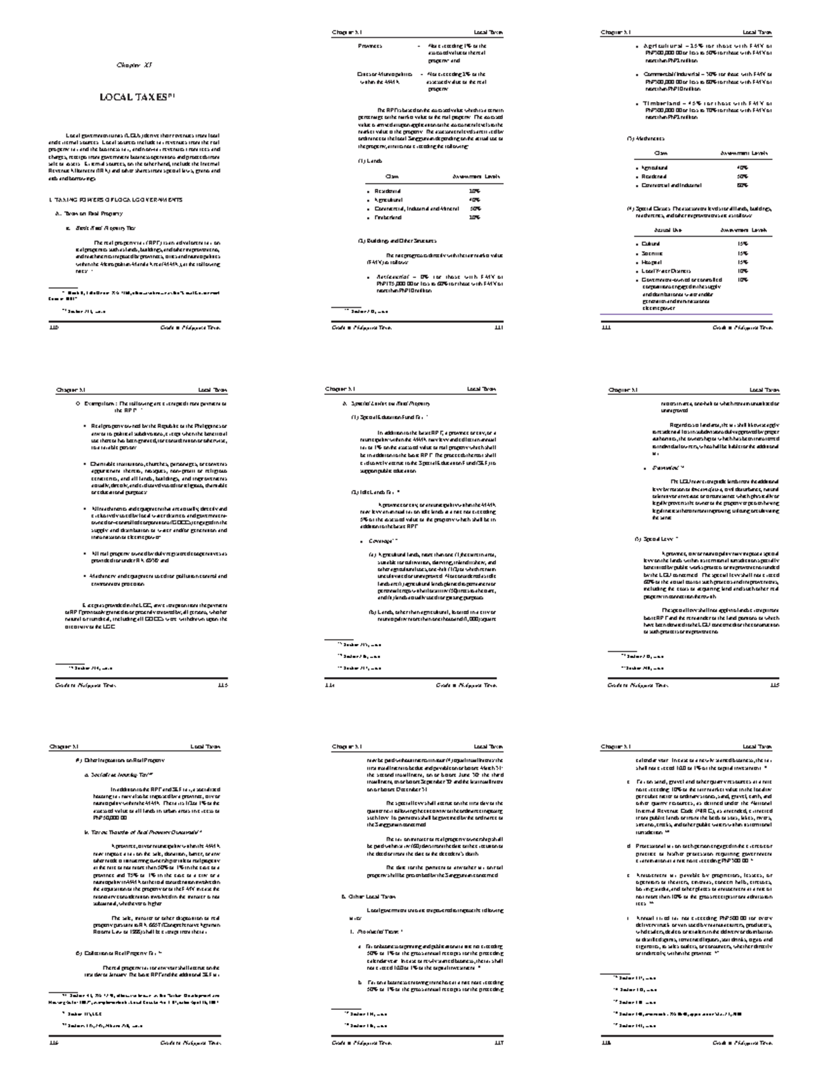 Local-taxes - All about taxation - 220 Guide to Philippine Taxes ...