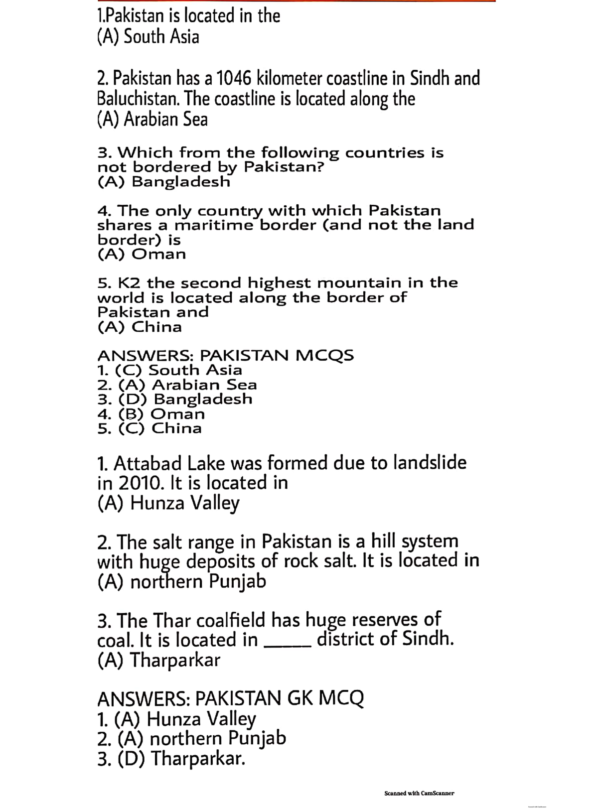Pakstudy most important mcqs-1 - General Linguistics - Studocu