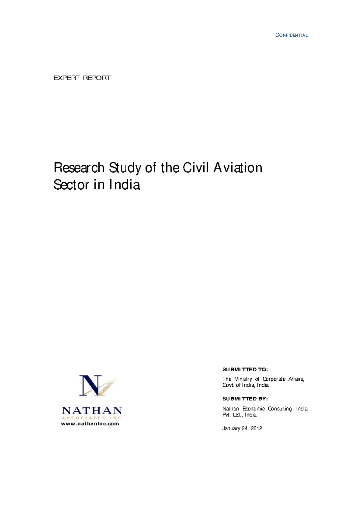 Civil Aviation Sector - Document for cousework. - EXPERT REPORT ...