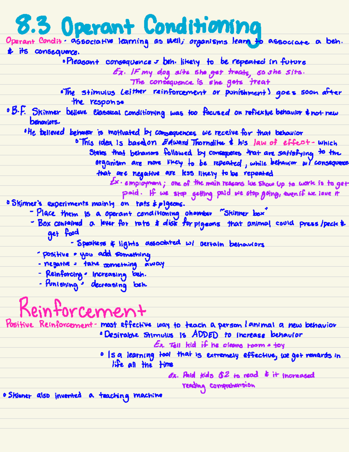 Operant Conditioning - 8. Operant Conditioning Operant Condit ...